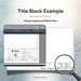Autocad ANSI B Tabloid Title Block Template | Editable DWG (digital ...
