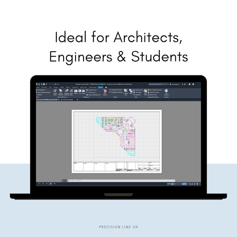 Autocad Title Block Template (A3) - Editable DWG Layout (digital ...