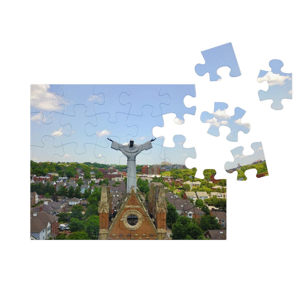 St. Benedict the Moore Church, Pittsburgh Jigsaw Puzzle With Tin - Etsy