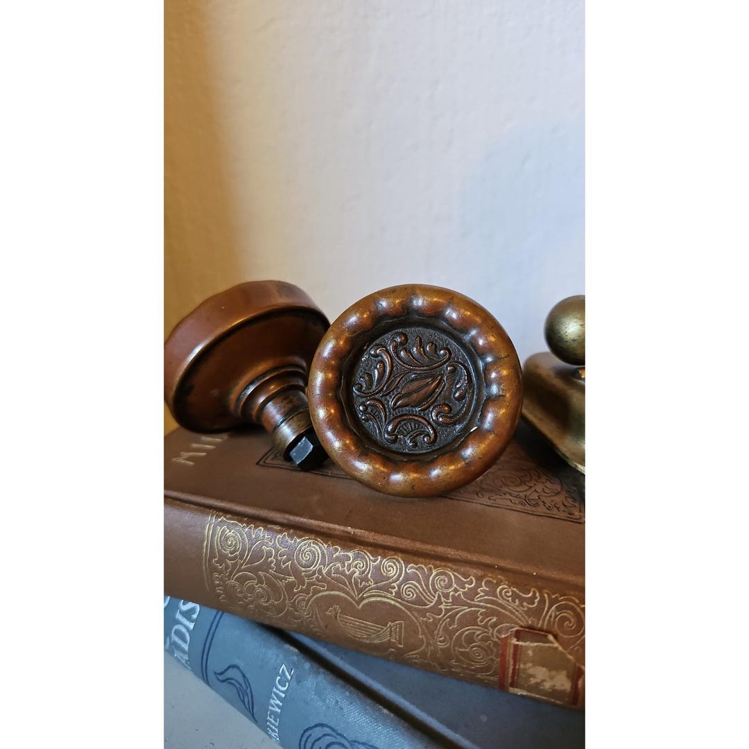 Antique 1890s Reading Bronze Rococo Eulalia Passage Door Knobs, Pair - Etsy