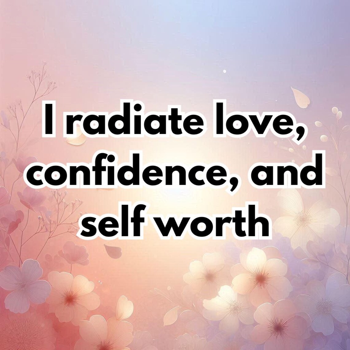 Self Love Affirmation Printable Positive Quote Digital Download ...