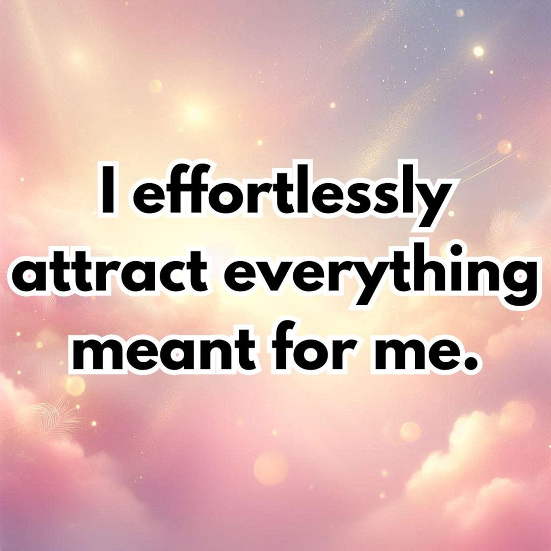 Manifestation Wall Art | Self Love Affirmation | Law of Attraction ...