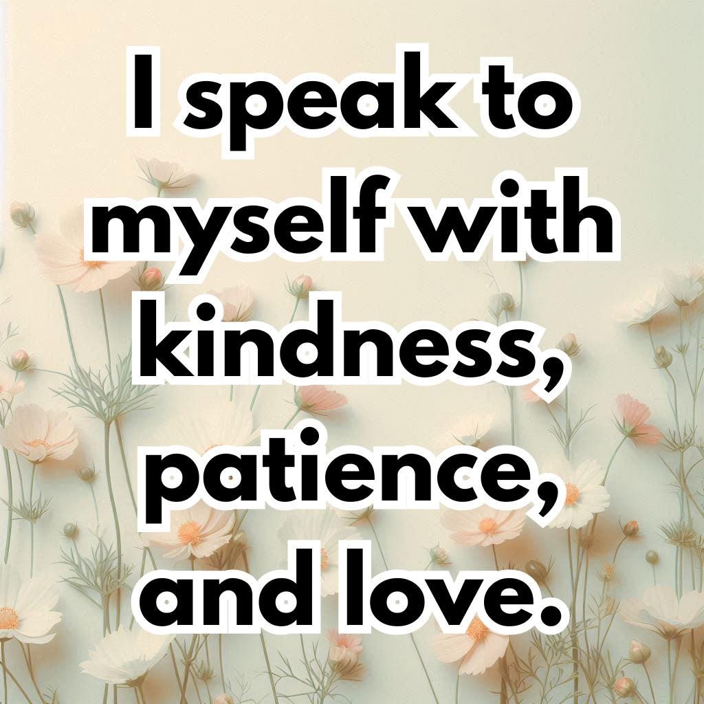 Self Compassion Affirmation Printable | Kindness Quote Wall Art ...