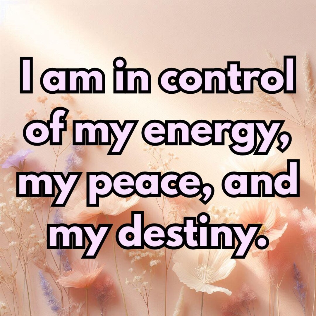 Self Love Affirmation | Inner Power Quote | Empowering Digital Print - Etsy