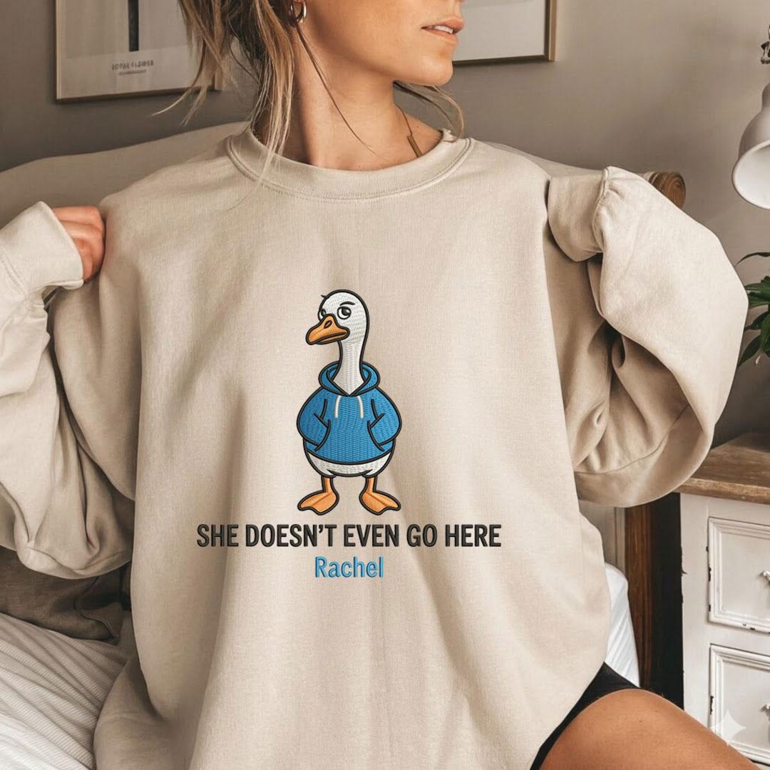 Personalized Embroidered She Doesn’t Even Go Here Design, Tv Series ...