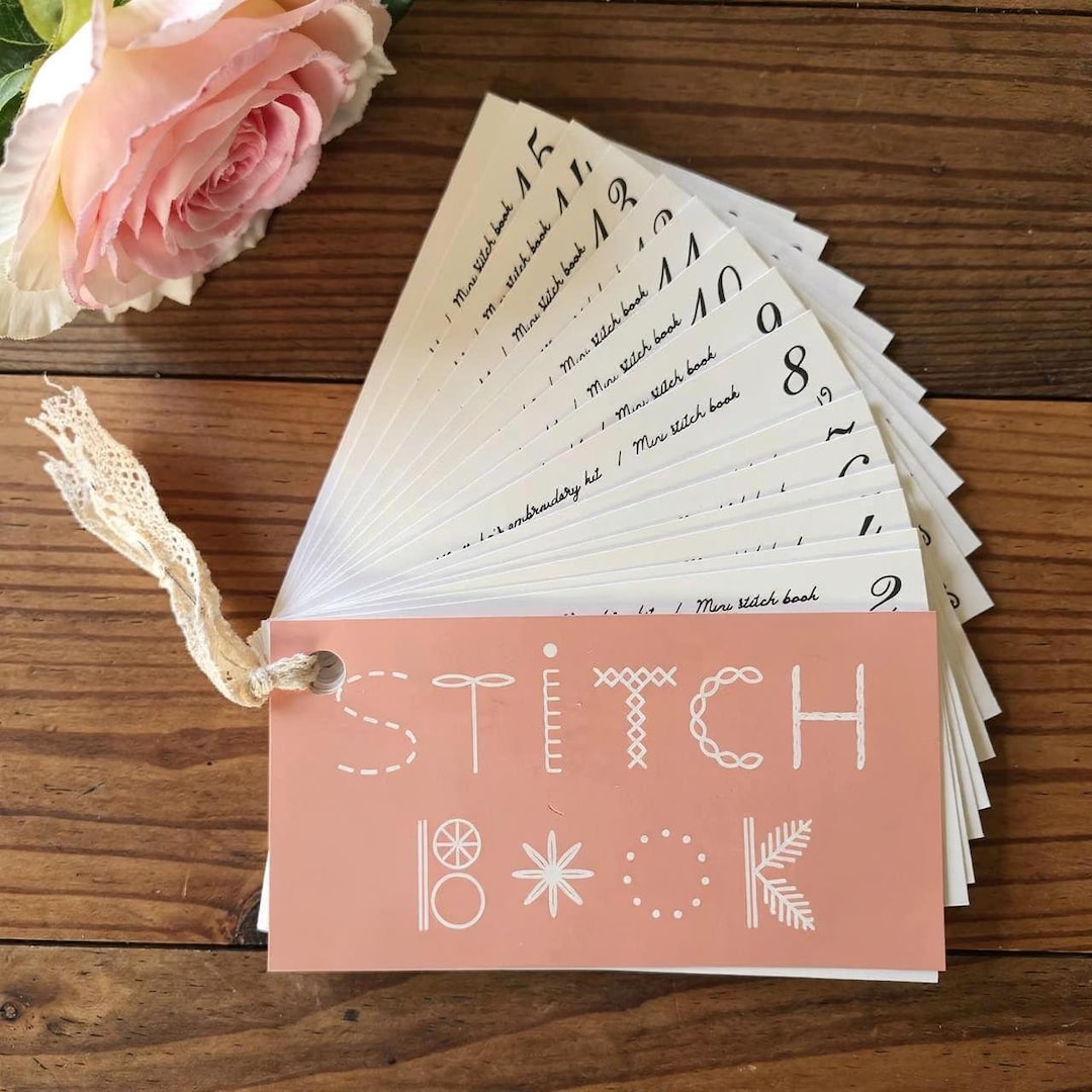 Mini Embroidery Stitch Book for Beginners Samplers - Etsy