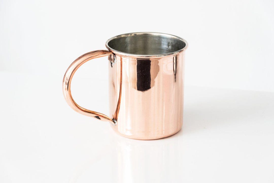 Simple Red Copper Mug - Etsy