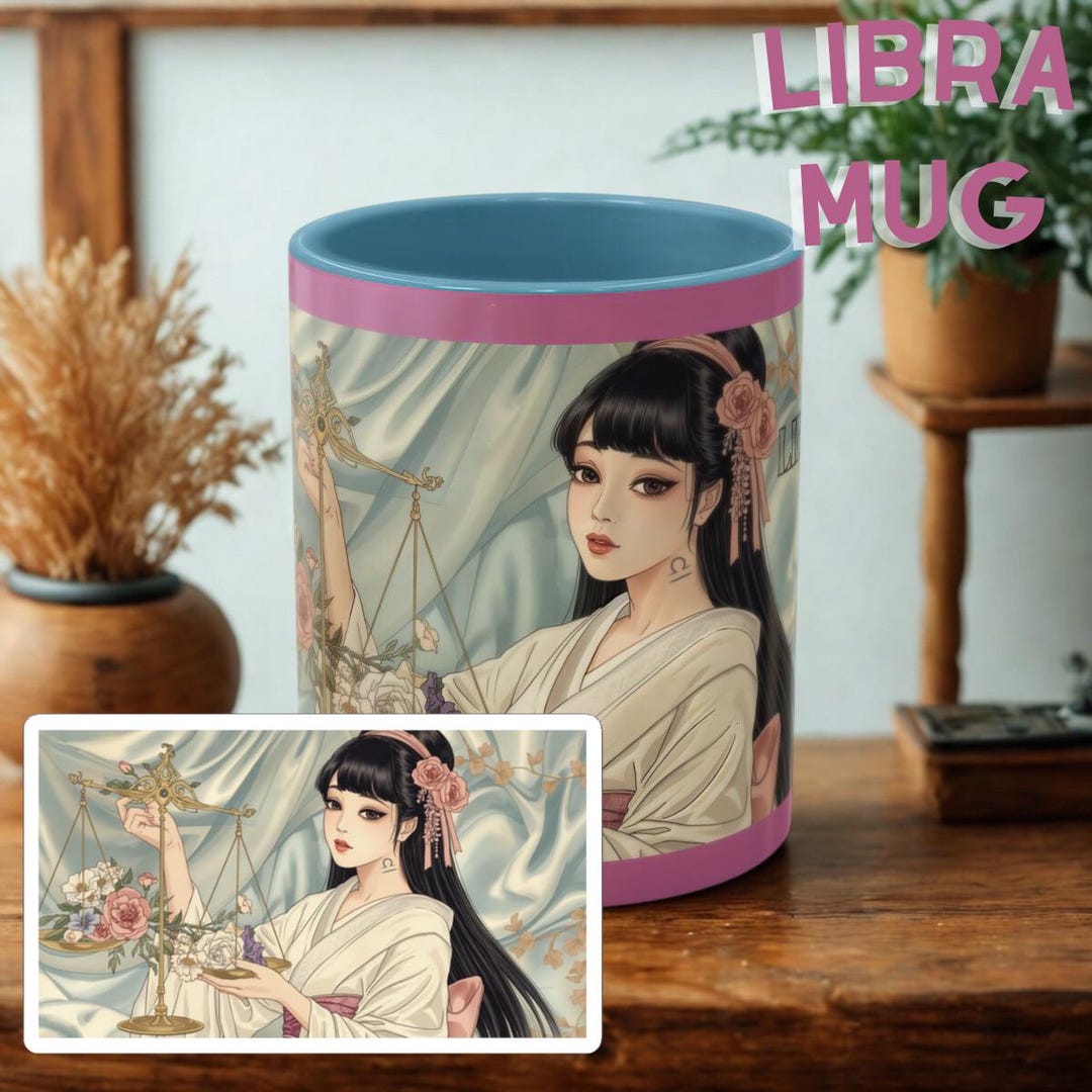 Libra Zodiac Sign Coffee Mug - Etsy