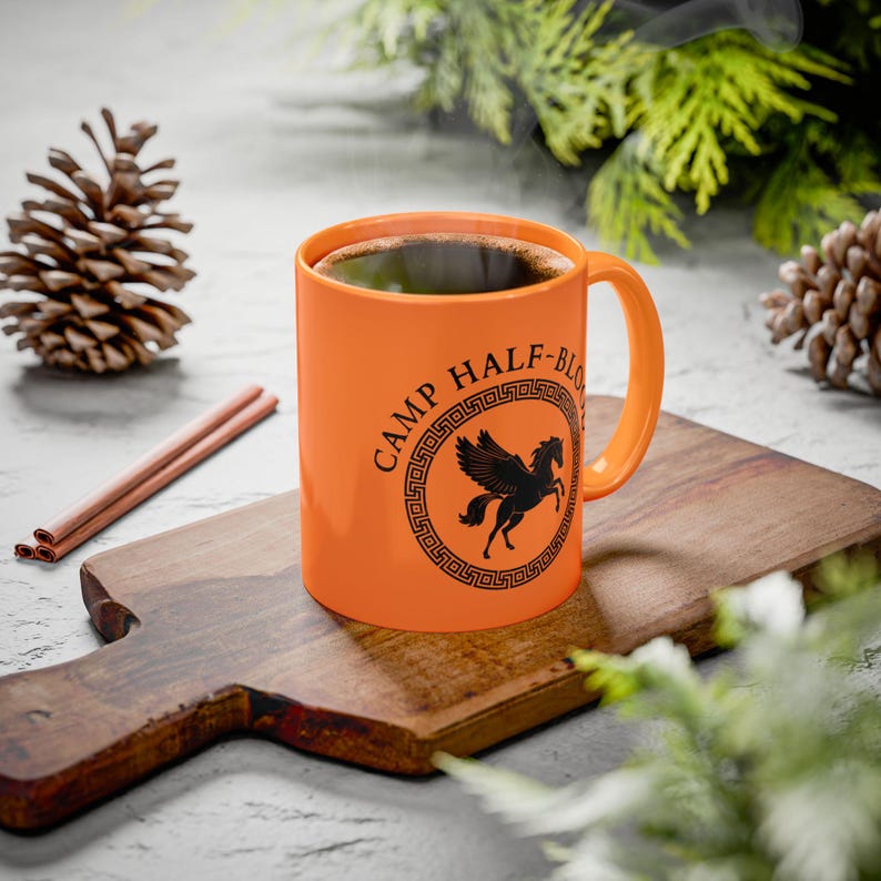 Camp-half Blood Mug, Percy Jackson Fan Gift, Greek Mythology Cup ...
