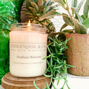 Southern Welcome Candle - 8 Oz and 16 Oz Soy Candle Home Scents Home ...
