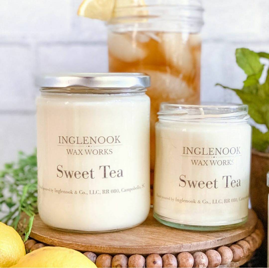 Sweet Tea Candle - 8 Oz and 16 Oz Soy Candle Inglenook Soaps Home ...