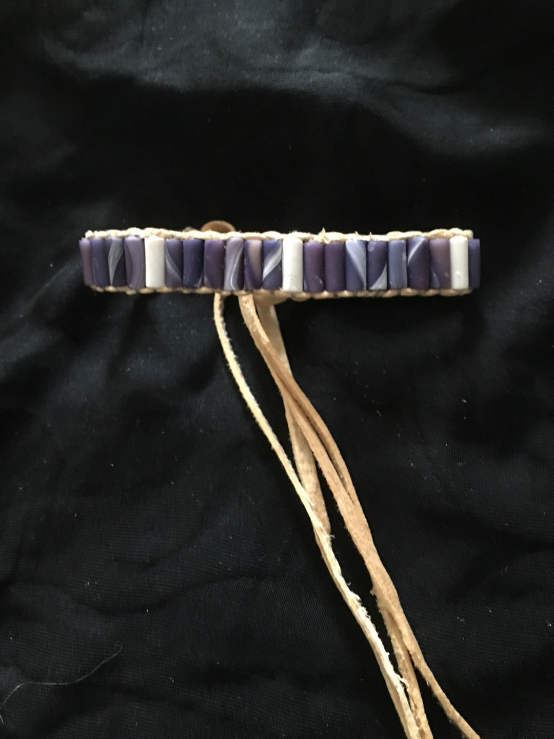 Clay Wampum Bracelet B-3A - Etsy