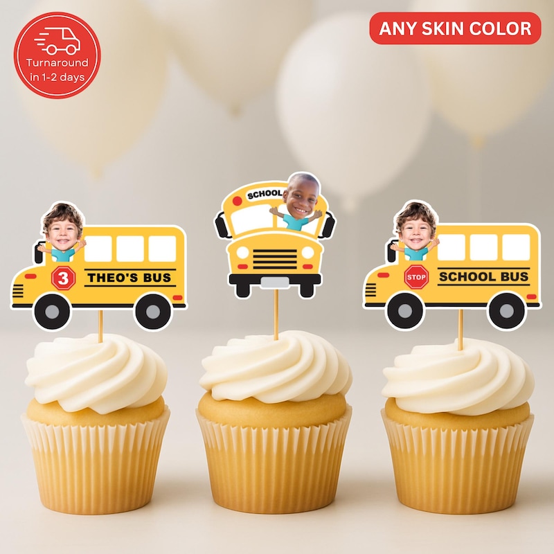 Buy Wheels on the Bus Cake Topper Online In India - Etsy India