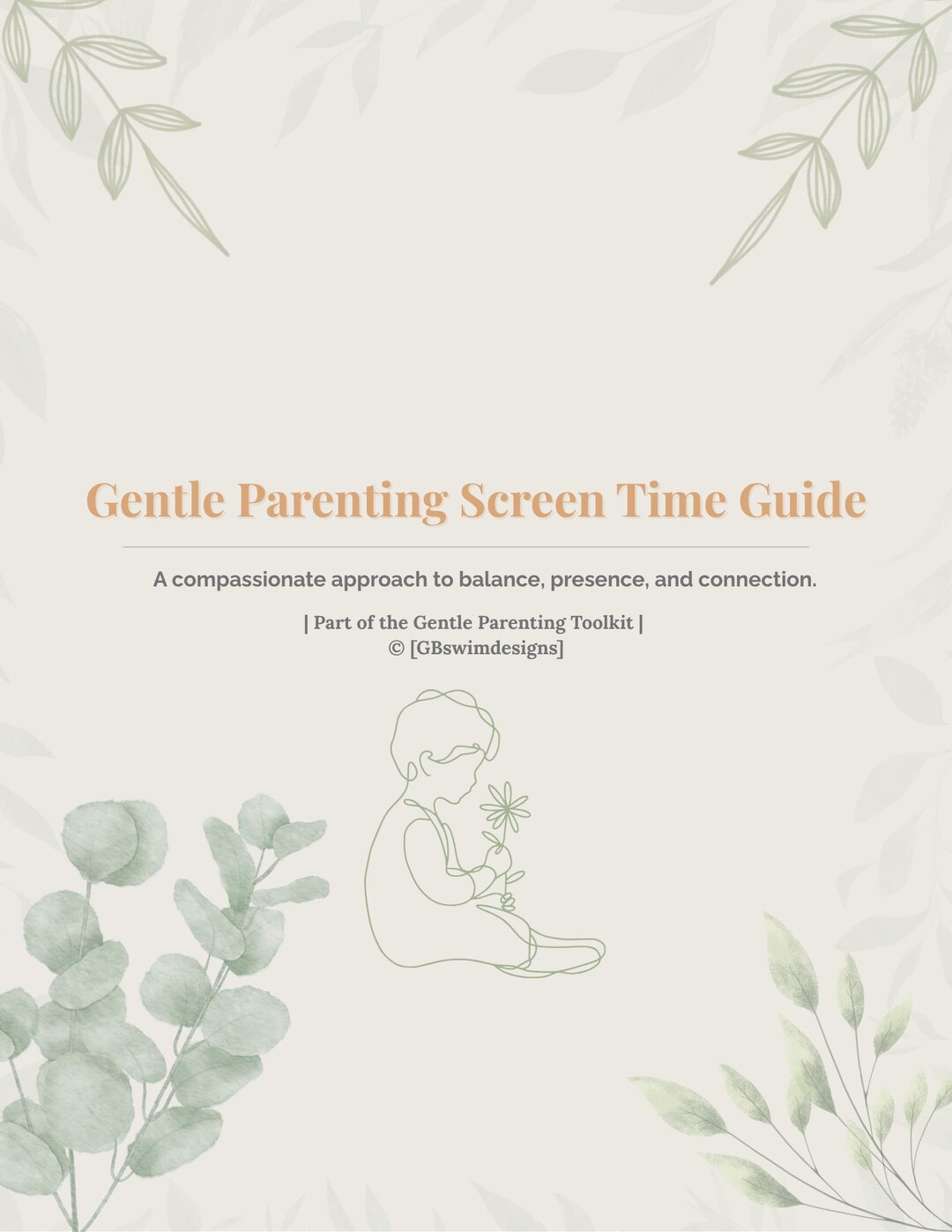 Gentle Parenting Toolkit | Screen-free Activities, Calm Routines ...