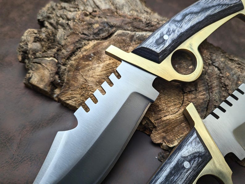 Walking Dead Bowie Knife: Daryl Dixon Replica With Brass Guard - Etsy