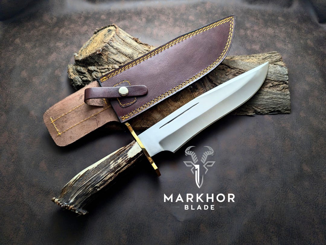 Seraphim Falls Bowie Knife: Muela Magnum Stag 26 Replica, Real Stag ...