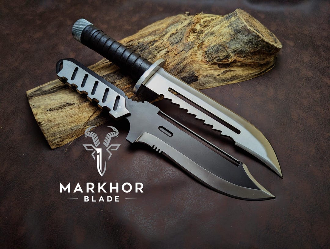 Metal Gear Solid 4 Old Snake Knife Replica | Handmade Display, Cosplay ...