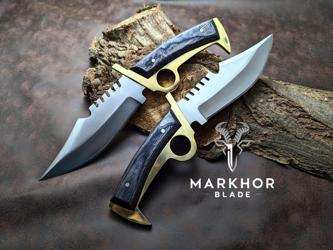 Walking Dead Bowie Knife: Daryl Dixon Replica With Brass Guard - Etsy