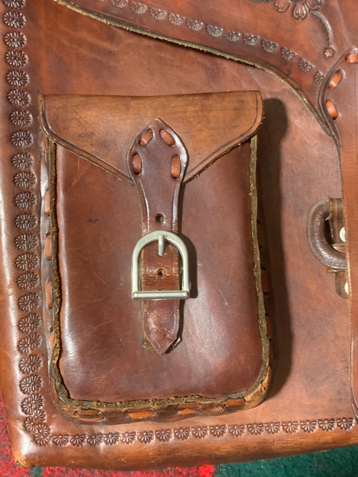 Vintage Mayan Mandala Handmade Leather Purse - Etsy