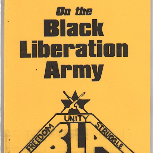 On the Black Liberation Army | Etsy
