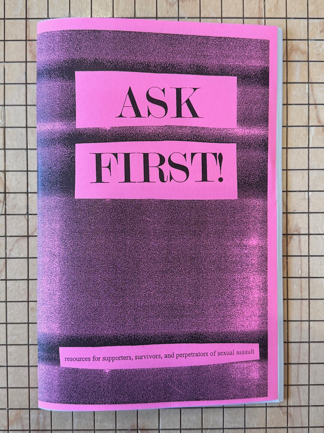 Ask First | Consent | Sexual Assault Awareness | Zine - Etsy