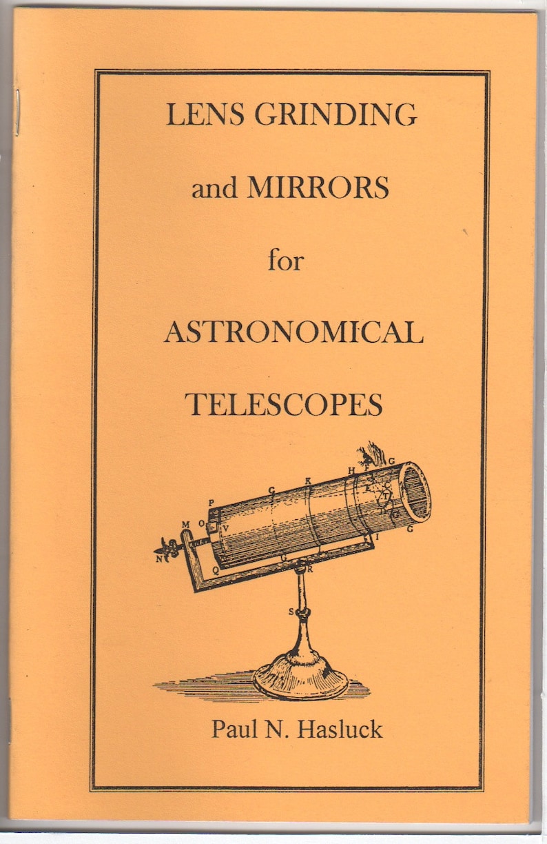 Lens Grinding & Mirrors for Astronomical Telescopes | Pamphlet - Etsy