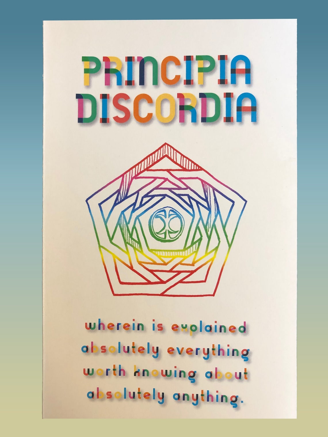 Principia Discordia Rainbow Edition Discordianism - Etsy
