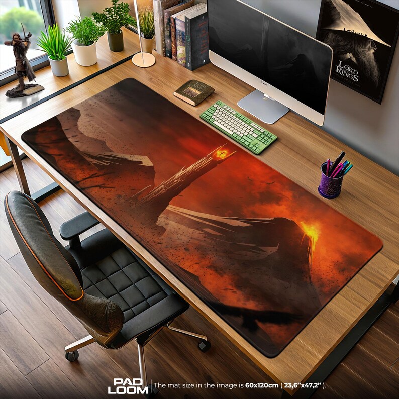 Eye of Sauron Desk Mat, Lord of the Rings XXL Gaming Mouse Pad - Etsy