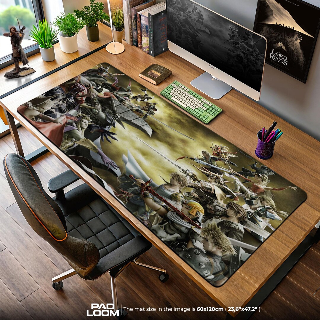 Final Fantasy Battle Desk Mat, Epic JRPG Gaming Mat - Etsy