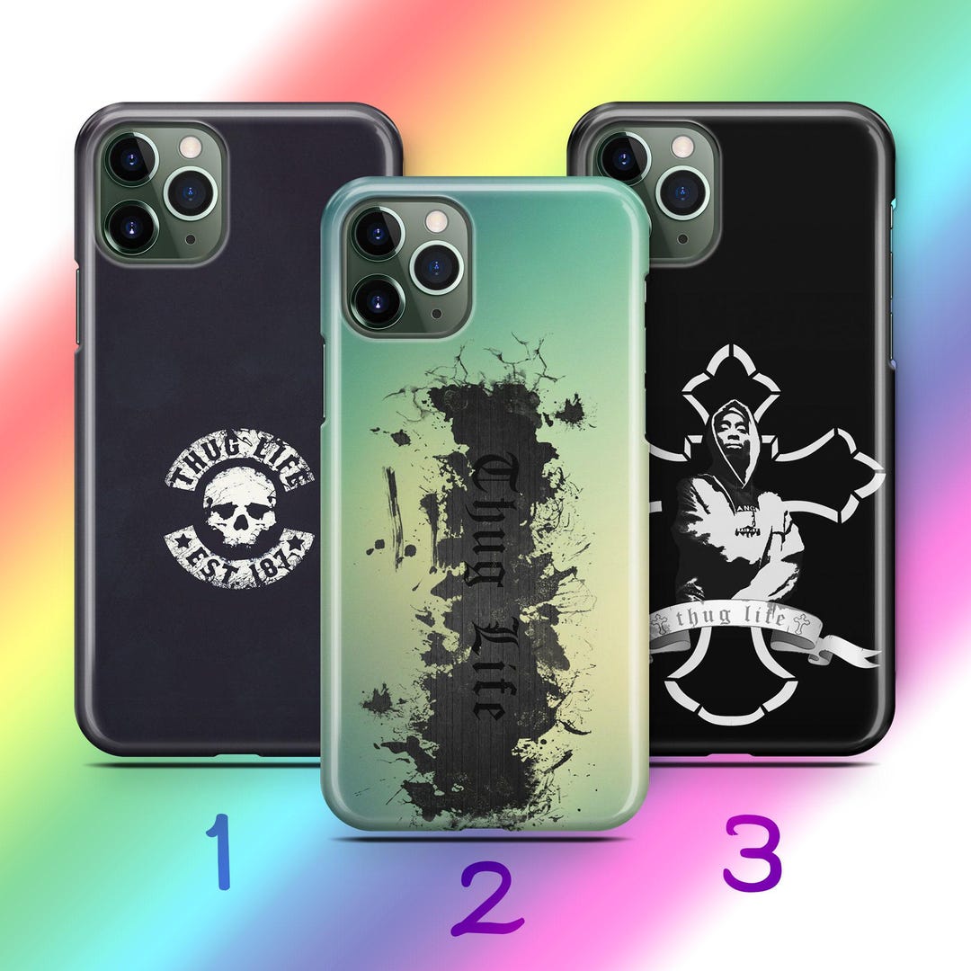 Thug Life G7 Phone Case for Apple iPhone 11 12 13 14 15 16 E 17 Air PRO ...