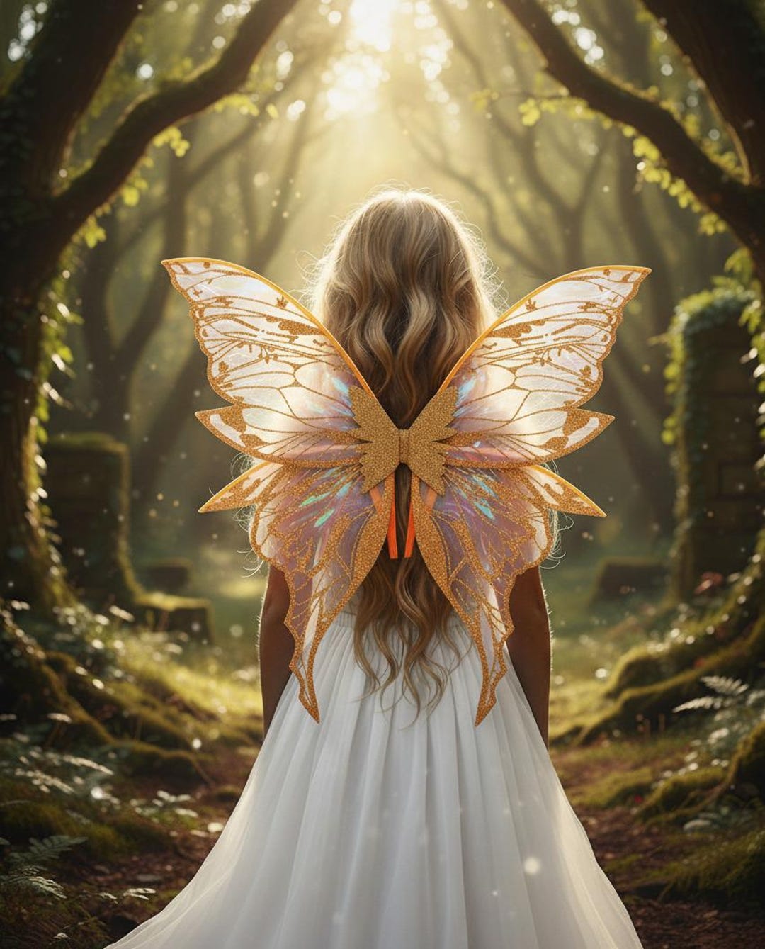 Large Glitter Fairy Wings: Sheer Butterfly Wings for Cosplay Costume - Etsy