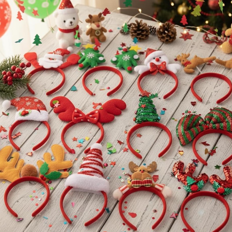 Christmas Headbands - Etsy