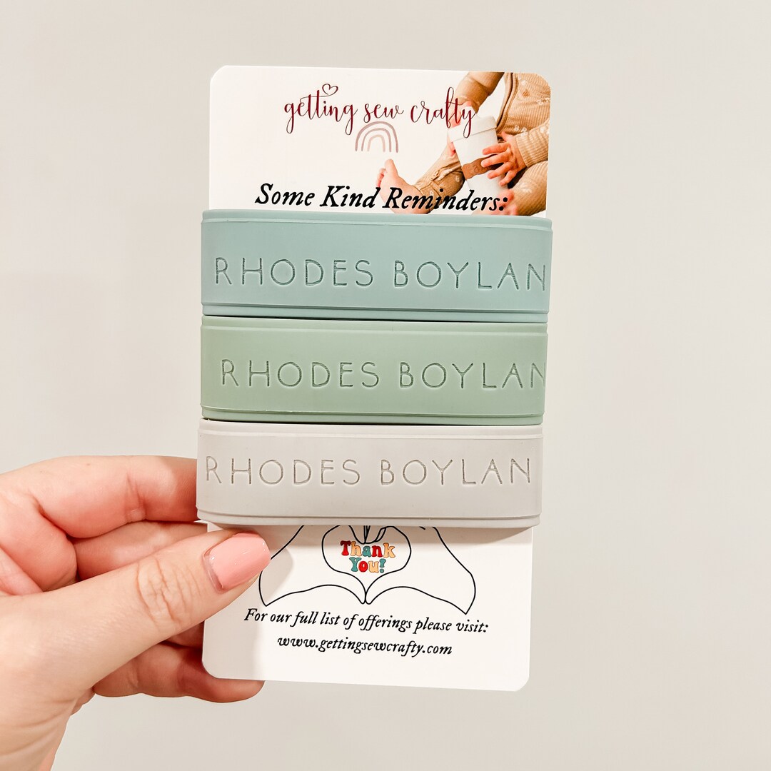 Tidal Silicone Bottle Labels 3 Pack , Baby Bottle Label, Sippy Cup ...