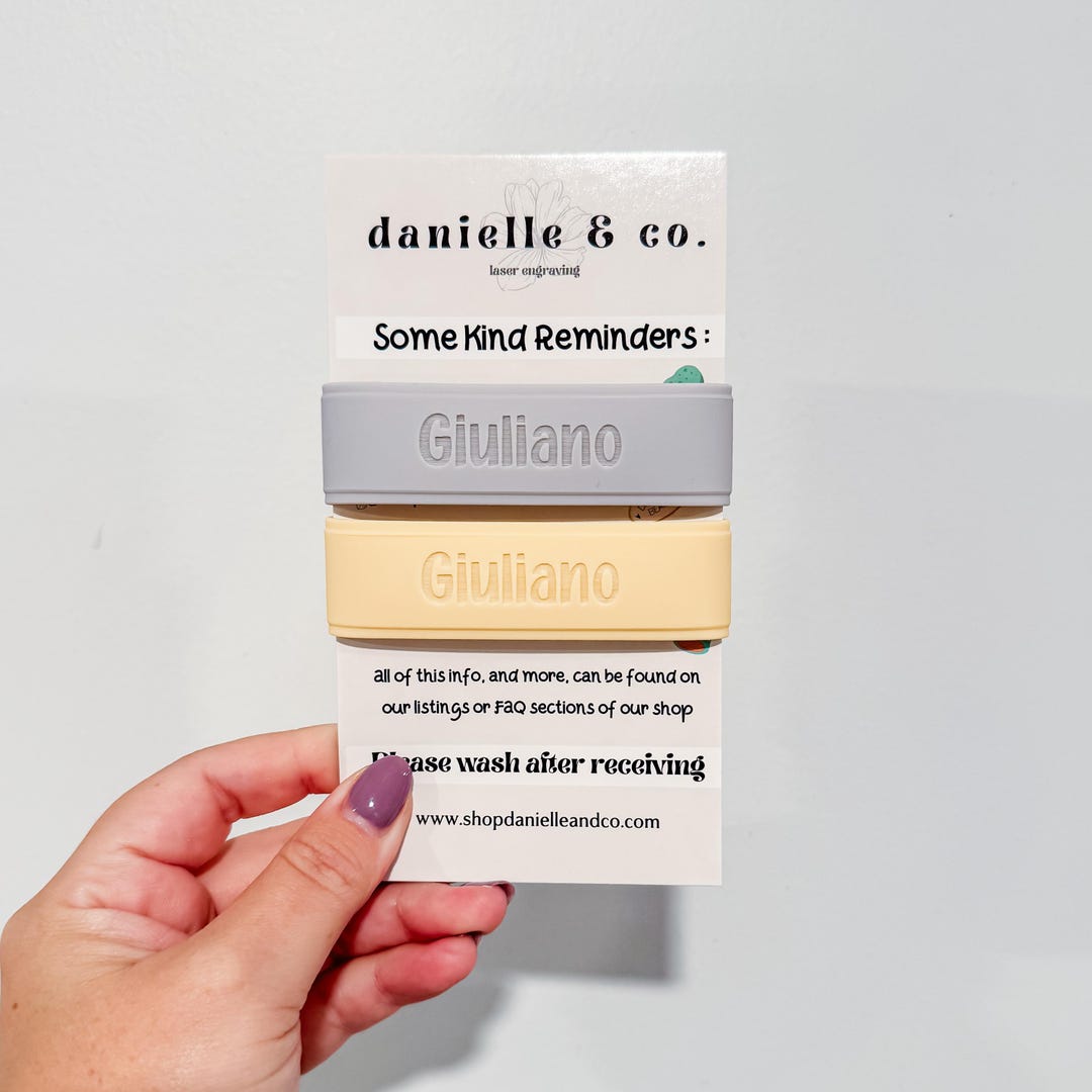 2 Pack Silicone Bottle Labels:glacier|buttercup,baby Bottle Label,sippy ...