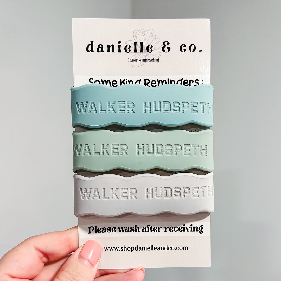 Tidal Silicone Bottle Labels 3 Pack ,baby Bottle Label, Sippy Cup Label ...