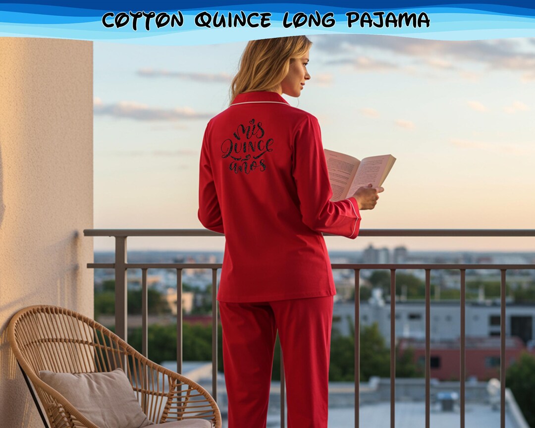 Custom Quince Pajama Set – Personalized Rayon Full Pajama Soft Feel ...