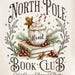 Retro Funny Design for Book Club, Book Lover Christmas Png, Bookish ...