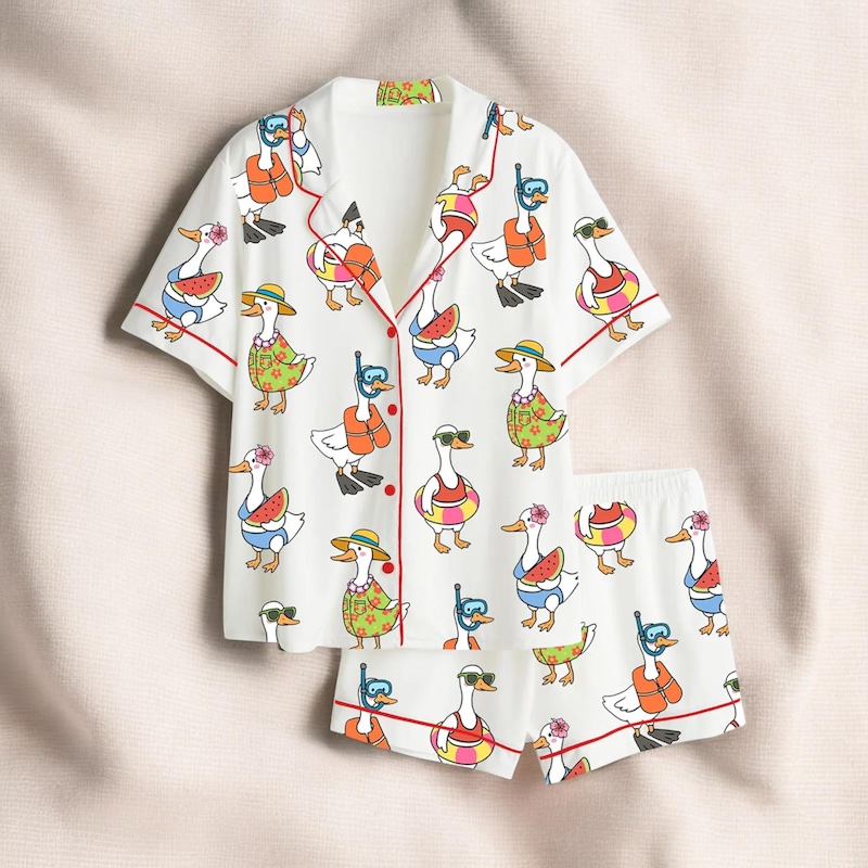 Duck Pajamas - Etsy