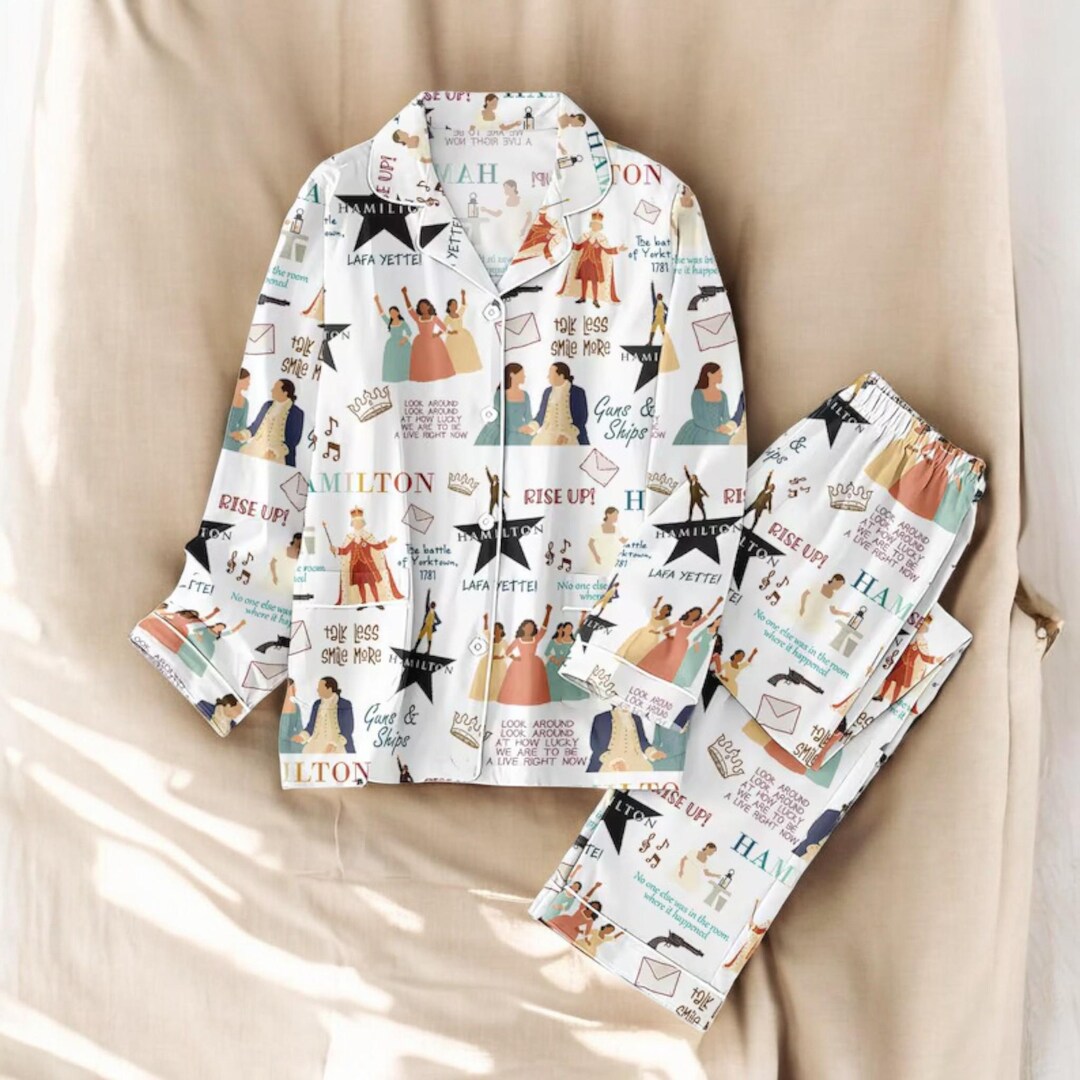 Hamilton Musical Pajamas, Broadway Fan Gift - Etsy