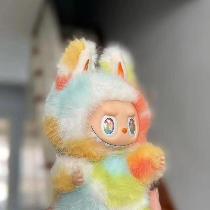 Labubu Rainbow Doll - Etsy UK