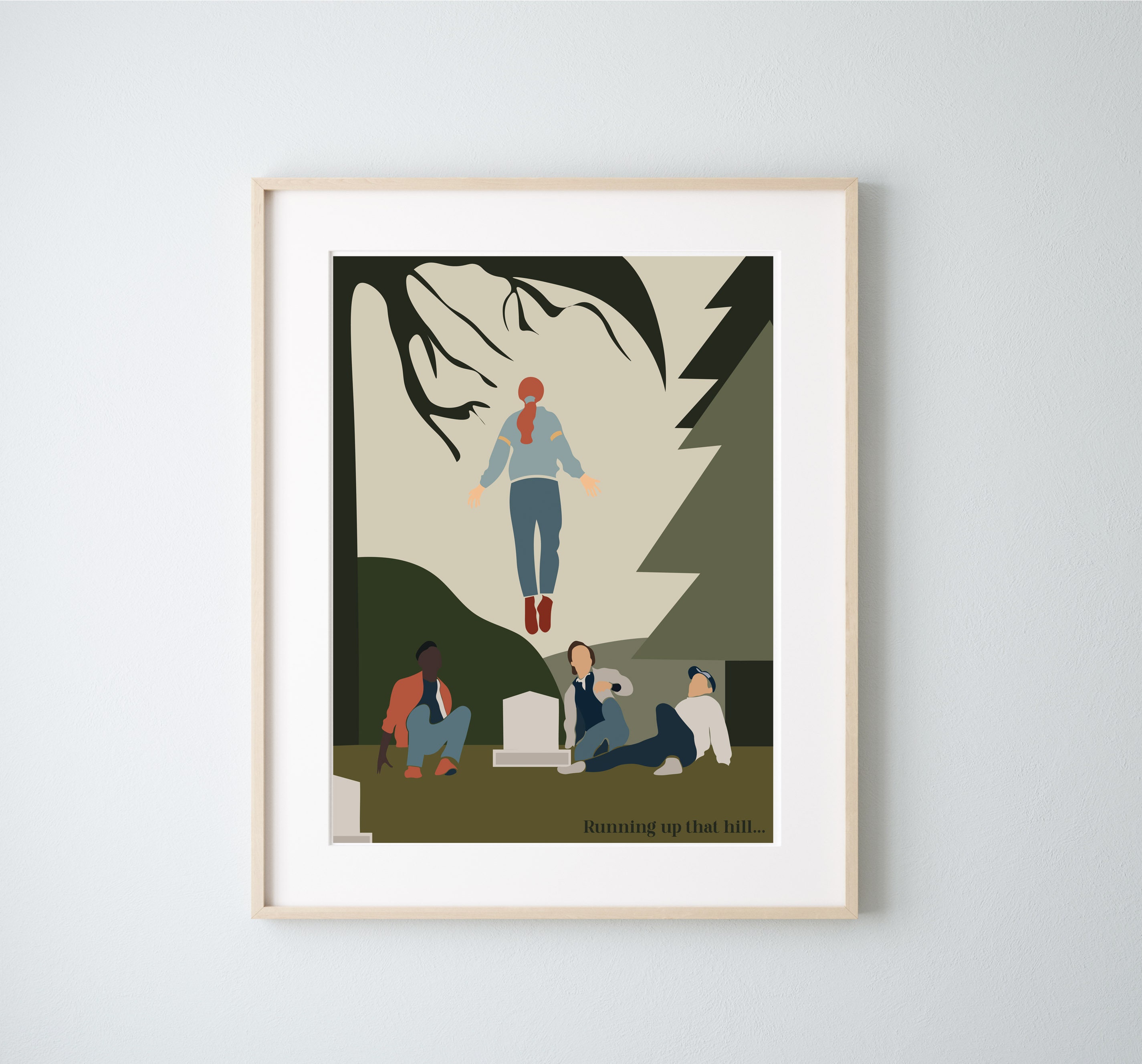 Stranger Things Inspired Art Print INSTANT DOWNLOAD Modern Fanart ...