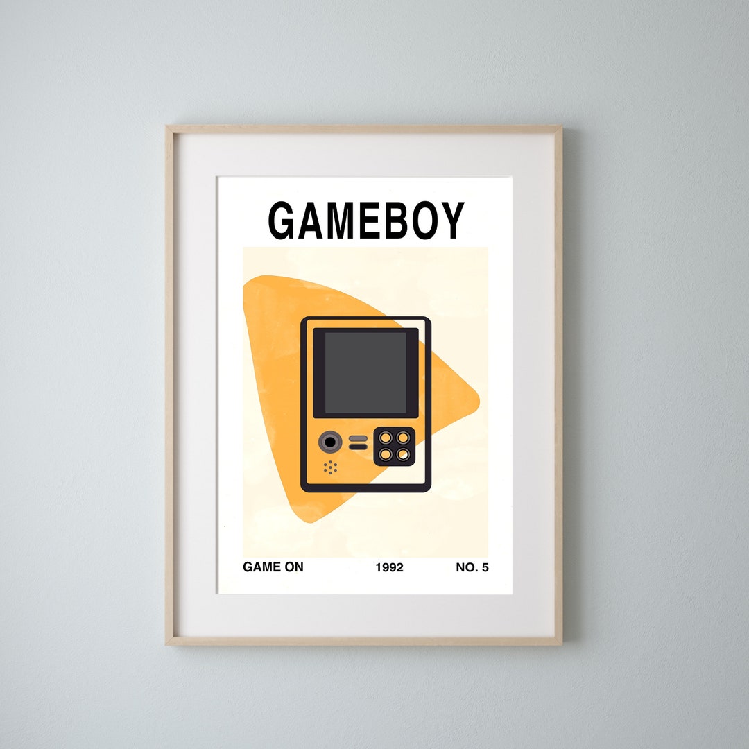 Retro Gameboy Video Game Art Print - Etsy