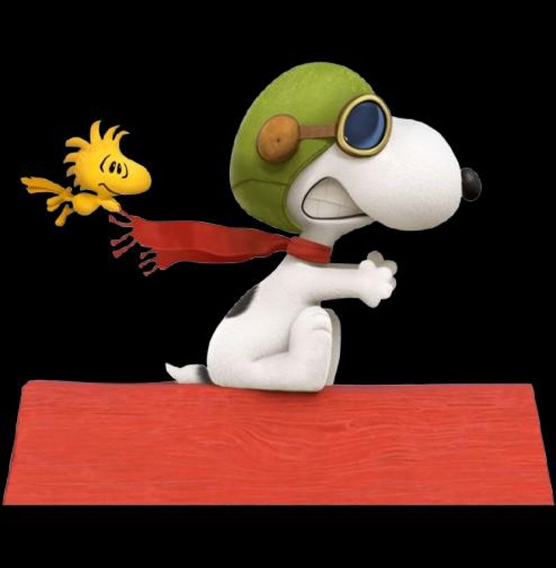 Snoopy Dog Clipart Bundle: Cartoon Style SVG & PNG Files - Etsy