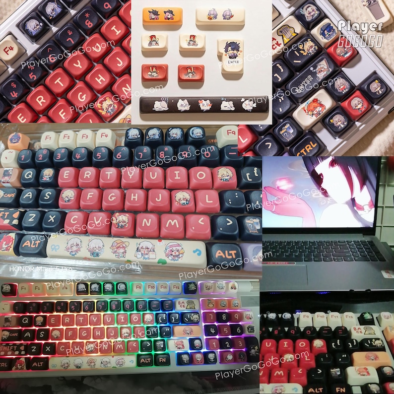 Honkai: Star Rail 133/141 Keycap Set EOA Profile, PBT Dye Sublimation ...