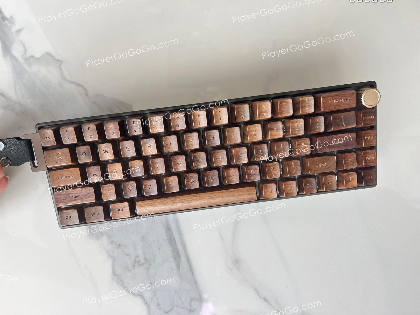 Real Rosewood / Walnut Wood Keycap Set, Custom 61 / 87 / 96 / 108 ...