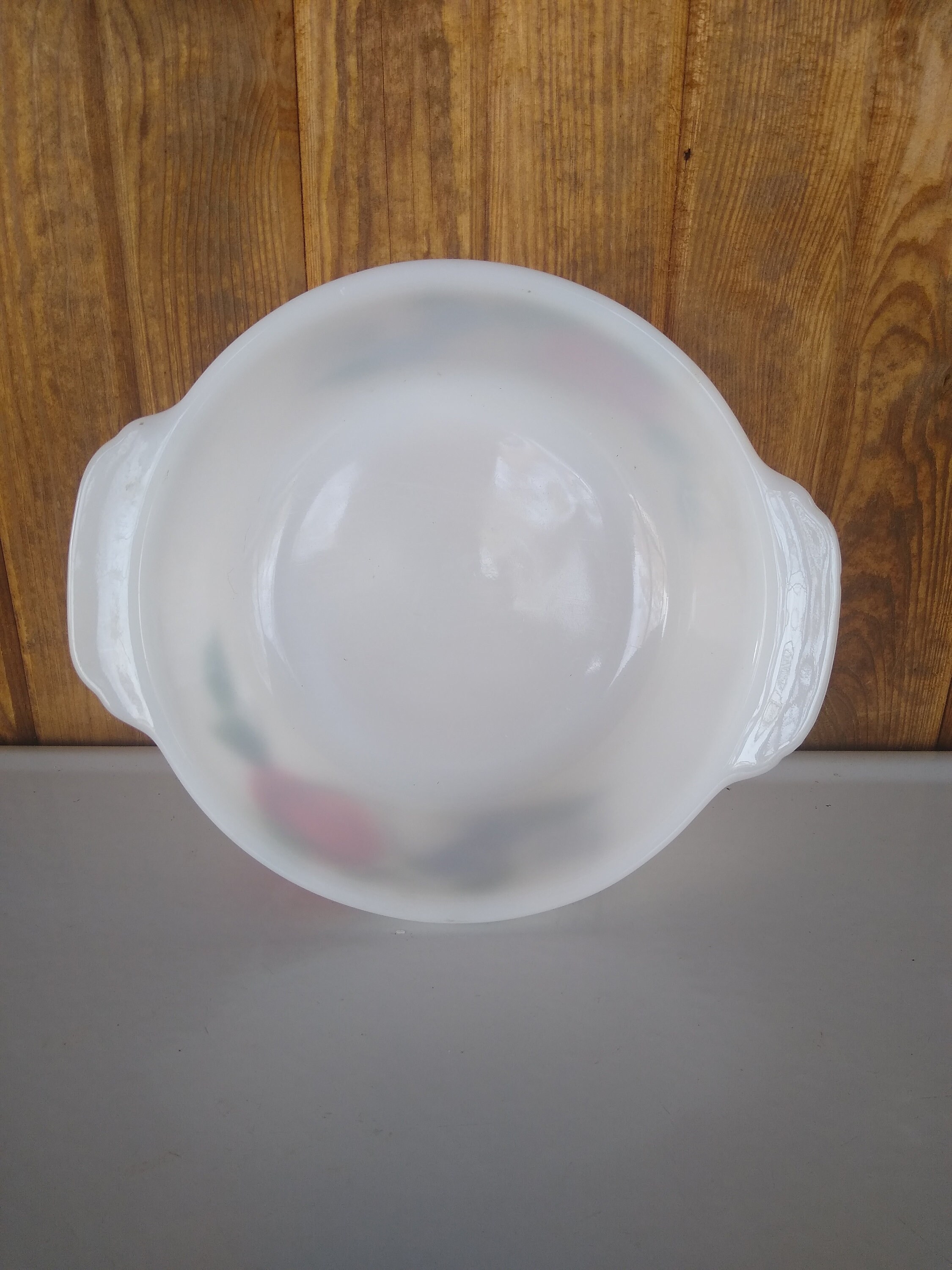 Vintage Fire King Gay Fad Bowl, Fire King Casserole Dish, Milk Glass - Etsy