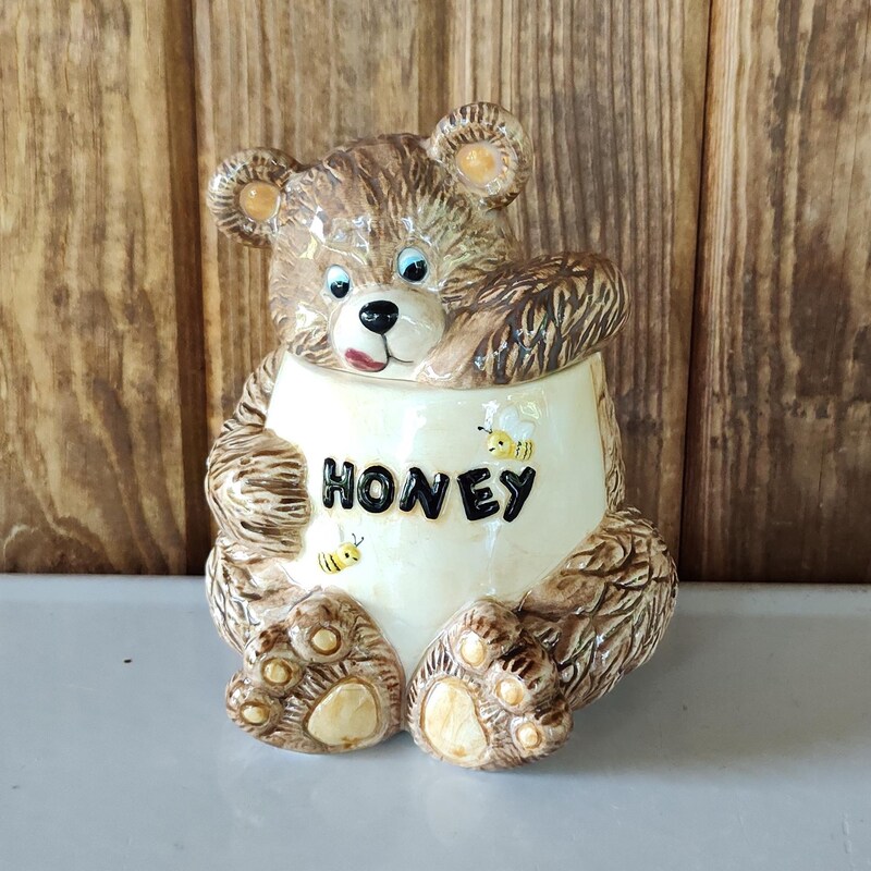 Vintage Honey Pot - Etsy