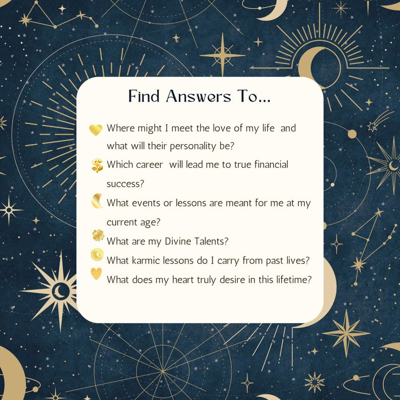 Detailed Destiny Matrix Reading | Personalized Numerology Soul Report ...