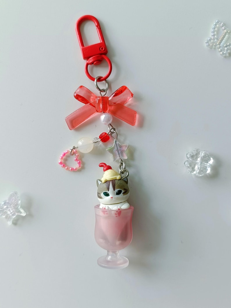 Jumino Core Mofusand Cream Soda Cats: Kawaii Trinket Bag Charms - Etsy