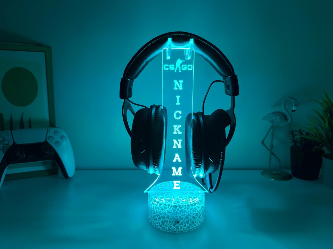 Personalized CS Go Headphone Stand-cs GO Gamer Gift-counter Strike ...